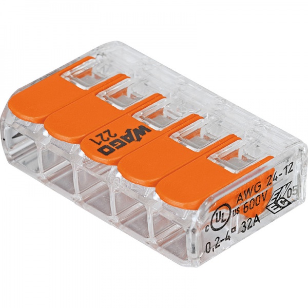 Quickfix JB4 Junction Box for Wago Connectors - countyelec