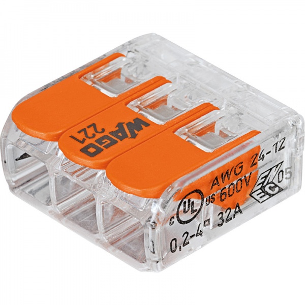 Quickfix JB4 Junction Box for Wago Connectors - countyelec