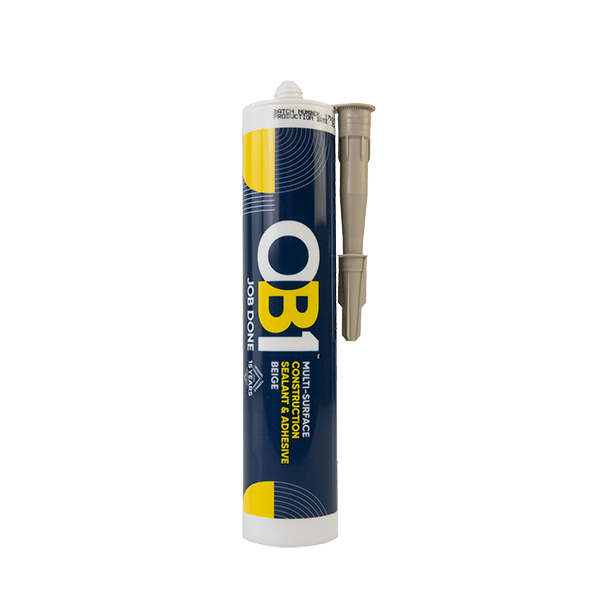 OB1 MULTI-SURFACE CONSTRUCTION SEALANT & ADHESIVE WHITE 290ML - countyelec