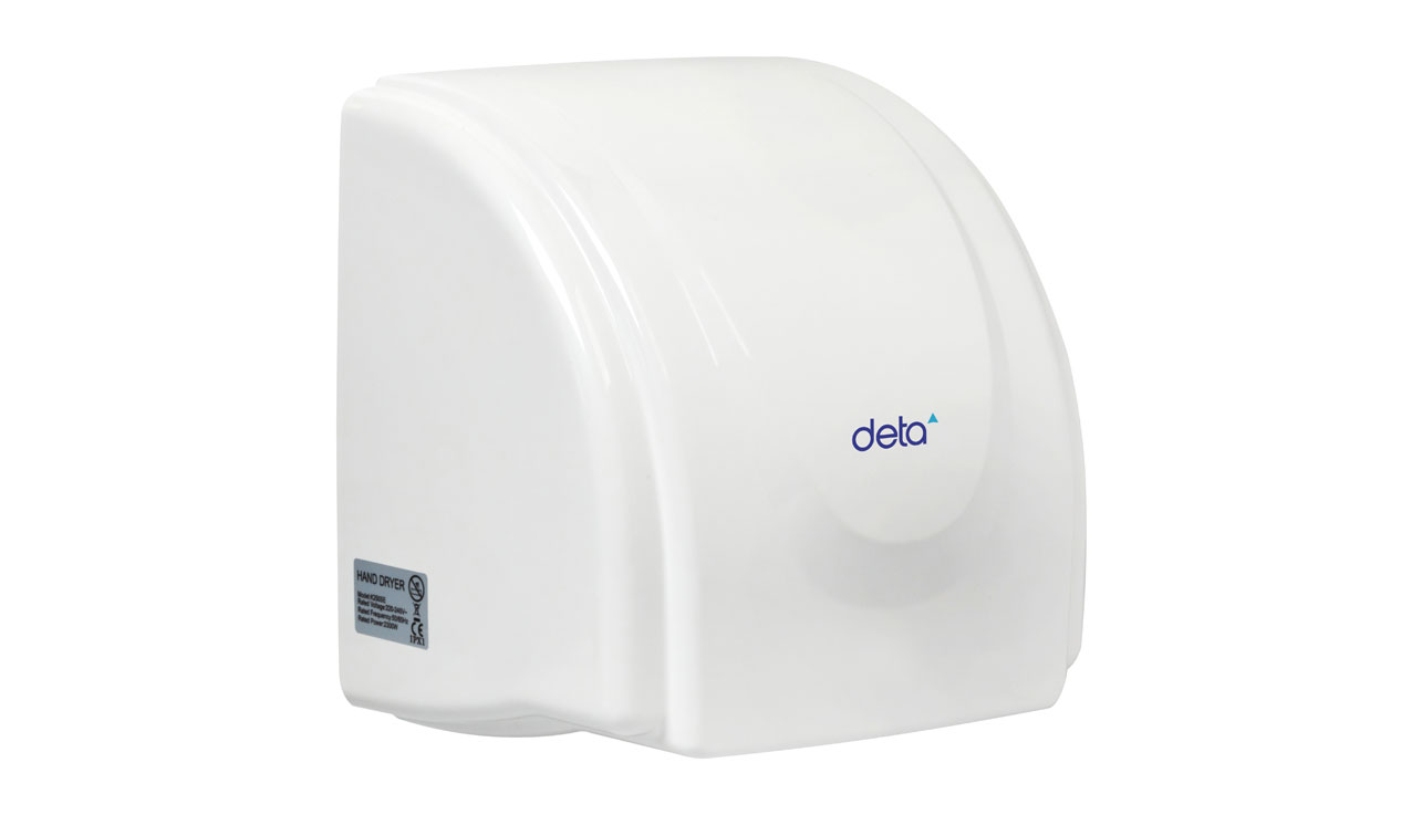 2.3kW Compact Hand Dryer - White - countyelec