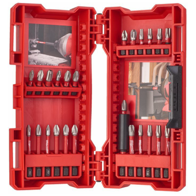 Milwaukee 25 Piece Shockwave Impact Bit Set - countyelec