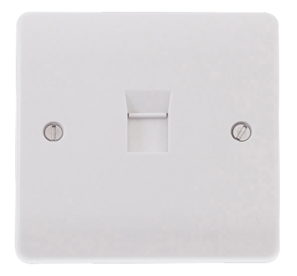 Click Mode Single RJ45 Cat-5e Outlet - countyelec