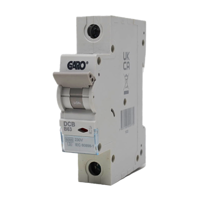 Garo 63A MCB Char B SP 6kA - countyelec