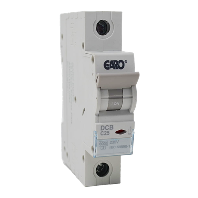 Garo Diamond 25A 1 Pole MCB C Curve 6kA - countyelec