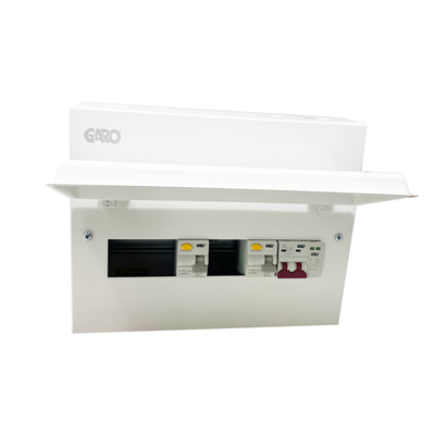 Garo Diamond Metal Clad Consumer Unit 100A Isolator & SPD 14 Way - countyelec