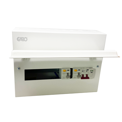 Garo Diamond Metal Clad Consumer Unit 100A Isolator & SPD 16 Way & 2 x 80A RCCB 4+5 Free ...