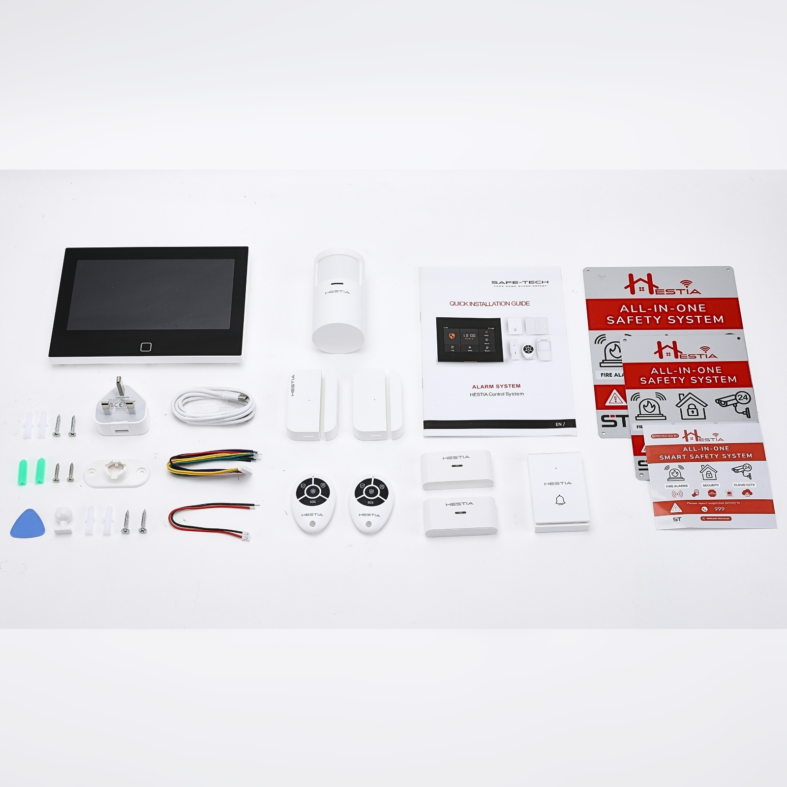 HESTIA 7″ HD Smart Home Security Bundle - countyelec