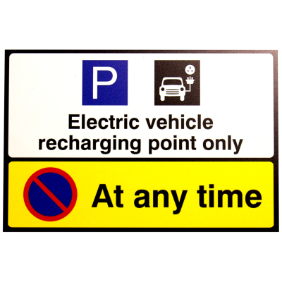 ISIGN Industrial Signs - Electric Vehicle Recharging Point Sign ...