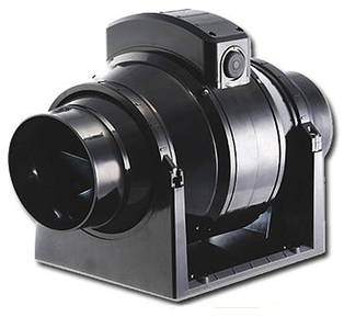 Manrose 4 Inch Inline Duct Fan with Timer - countyelec