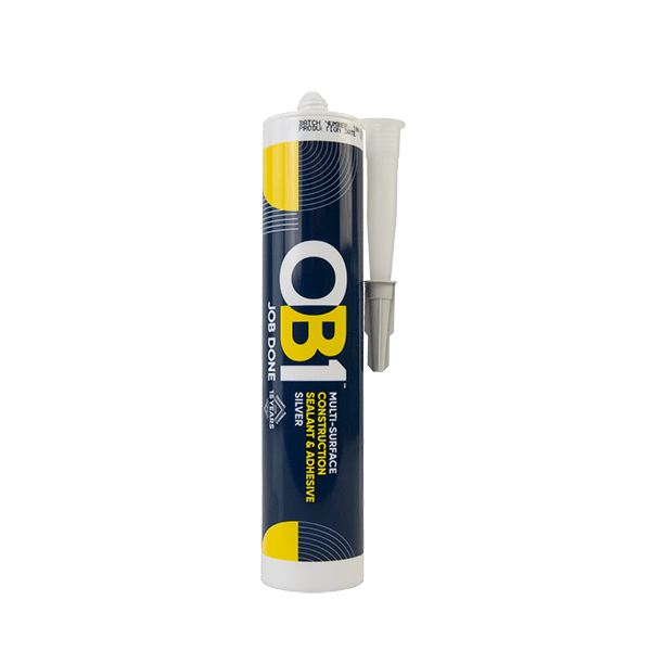 OB1 MULTI-SURFACE CONSTRUCTION SEALANT & ADHESIVE SILVER 290ML - countyelec