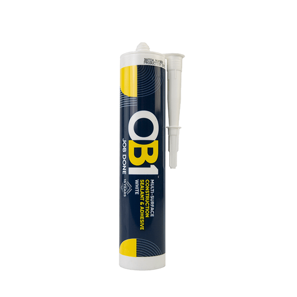 OB1 MULTI-SURFACE CONSTRUCTION SEALANT & ADHESIVE WHITE 290ML - countyelec