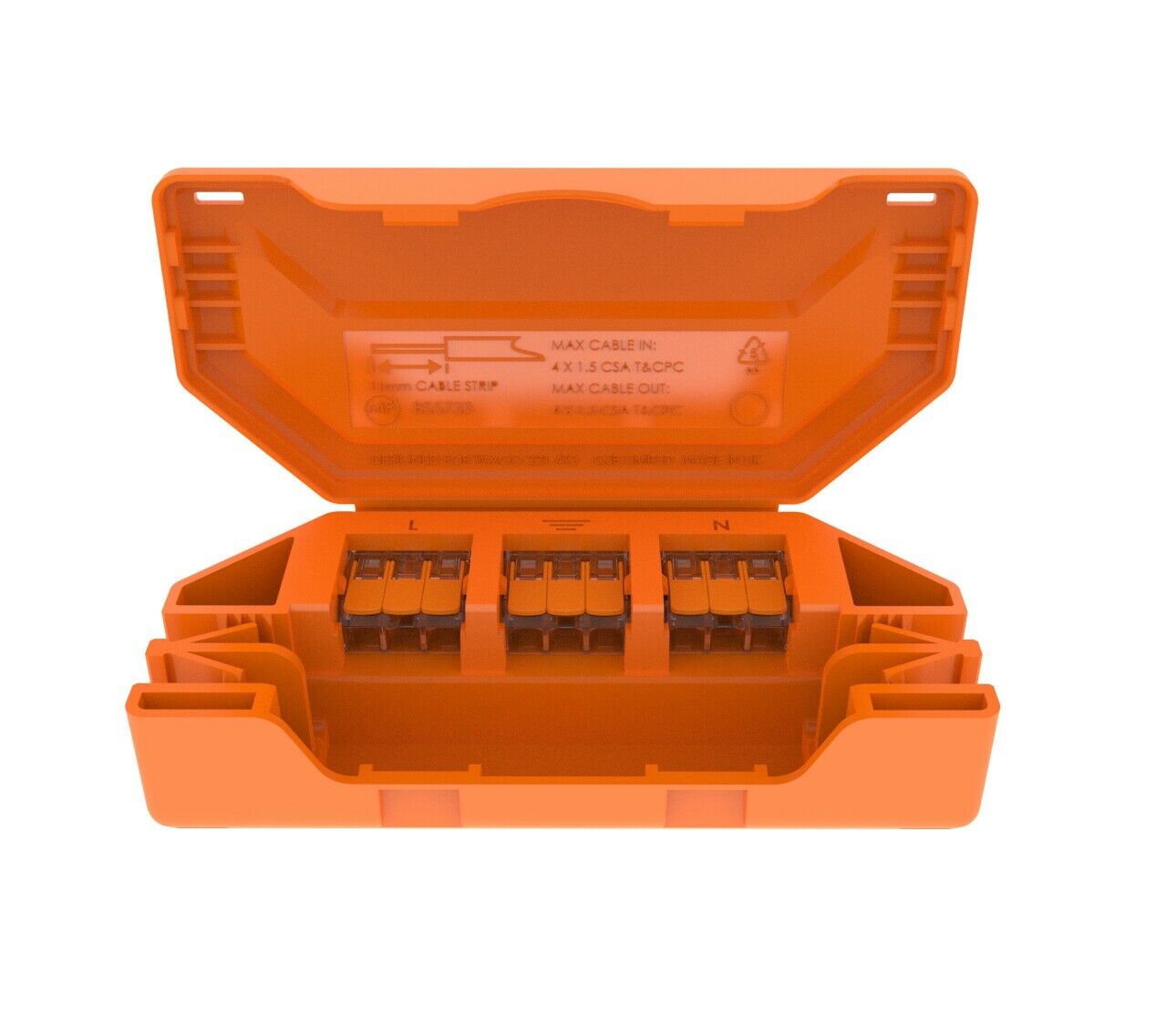 Quickfix JB3 Junction Box for Wago Connectors - countyelec