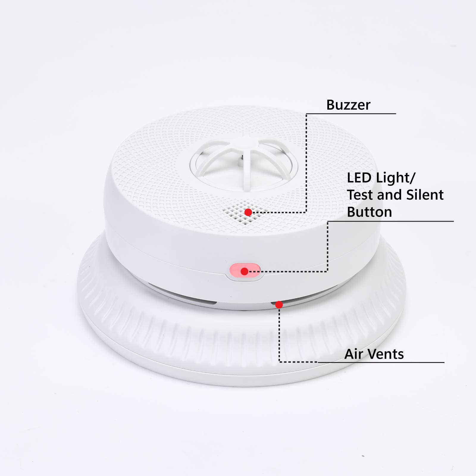 SAFE-TECH Mains Powered Interlinked Heat Alarm With Built-in RF Module - countyelec