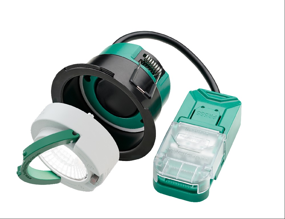 BELL 11391 Firestay Geo LED Sustainable Modular Downlight Housing (No ...