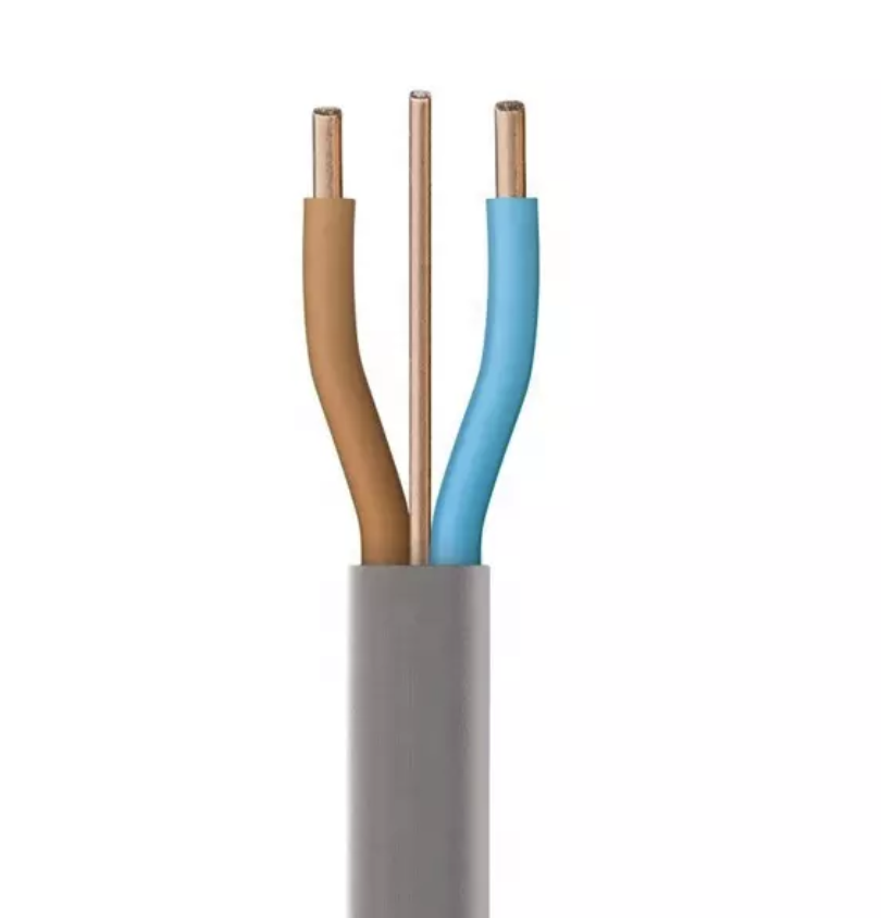 6242Y GREY 1MM² TWIN & EARTH CABLE - countyelec